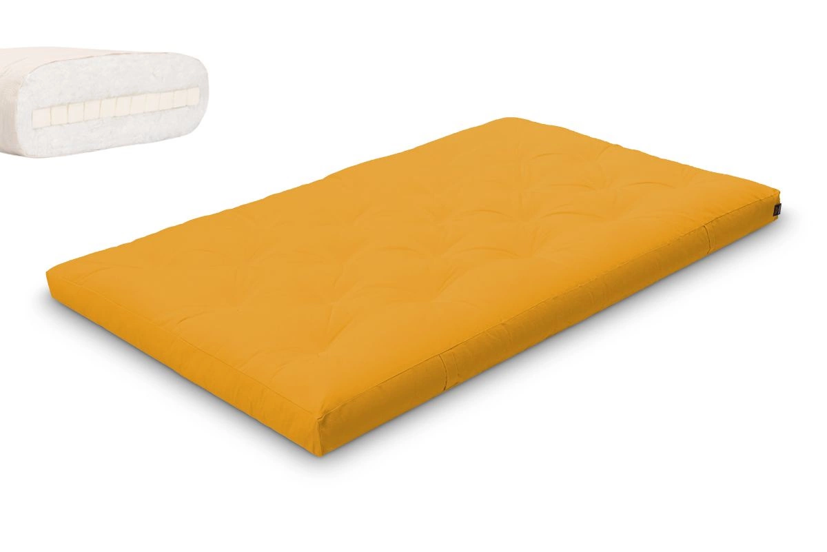Materac Futon 120x200 z lateksem – Futon Slim Pascall Miodowy